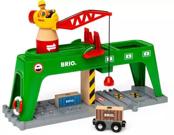 BRIO World Container Crane - Nimble Fingers