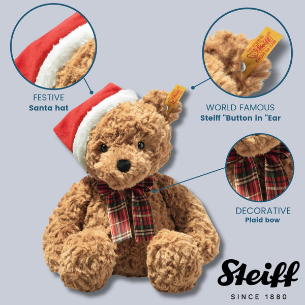 Steiff Jimmy Teddy bear – Christmas - Nimble Fingers