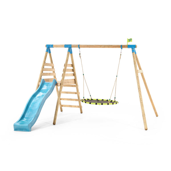 TP Toys Fiordland Wooden Swing Set & Slide (COLLECTION OR DUBLIN DELIV ...