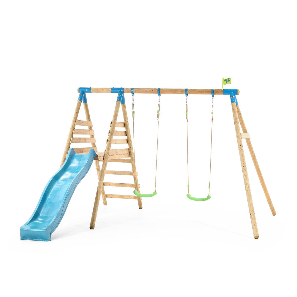 TP Toys Fiordland Wooden Swing Set & Slide (COLLECTION OR DUBLIN DELIV ...