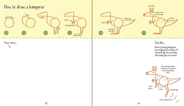 Usborne: Step-by-step drawing animals - Nimble Fingers
